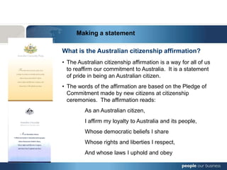 Citizenship and Affirmation | PPT
