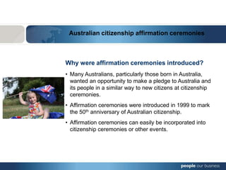 Citizenship and Affirmation | PPT