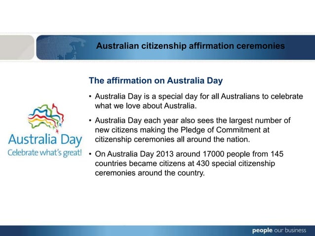 Citizenship and Affirmation | PPT