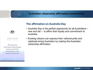 Citizenship and Affirmation | PPT