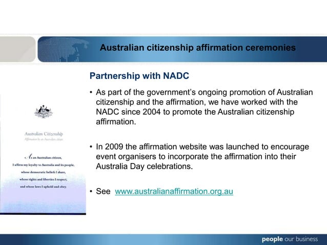 Citizenship and Affirmation | PPT