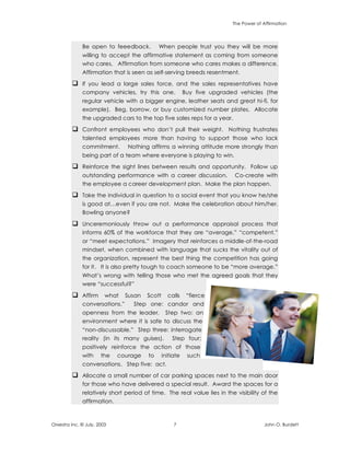 Affirmations Leadership and Management | PDF