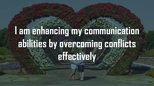 Affirmations for improved communication