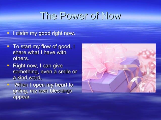Affirmations Slideshow | PPT
