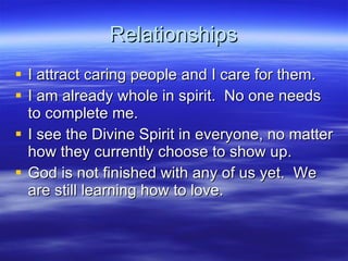 Affirmations Slideshow | PPT