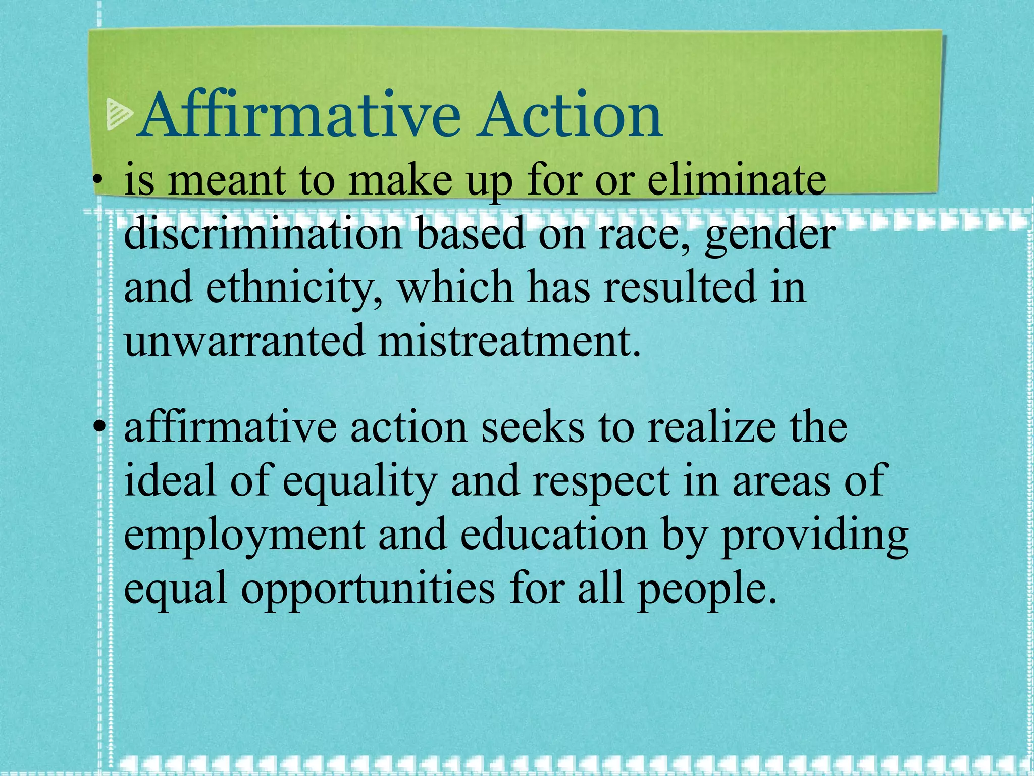 Affirmative action 1 | PPT | Debated Sensitive Social Issues | Sensitive Topics