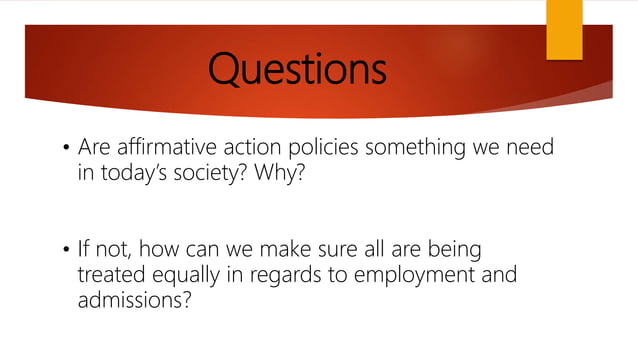 Affirmative action | PPT