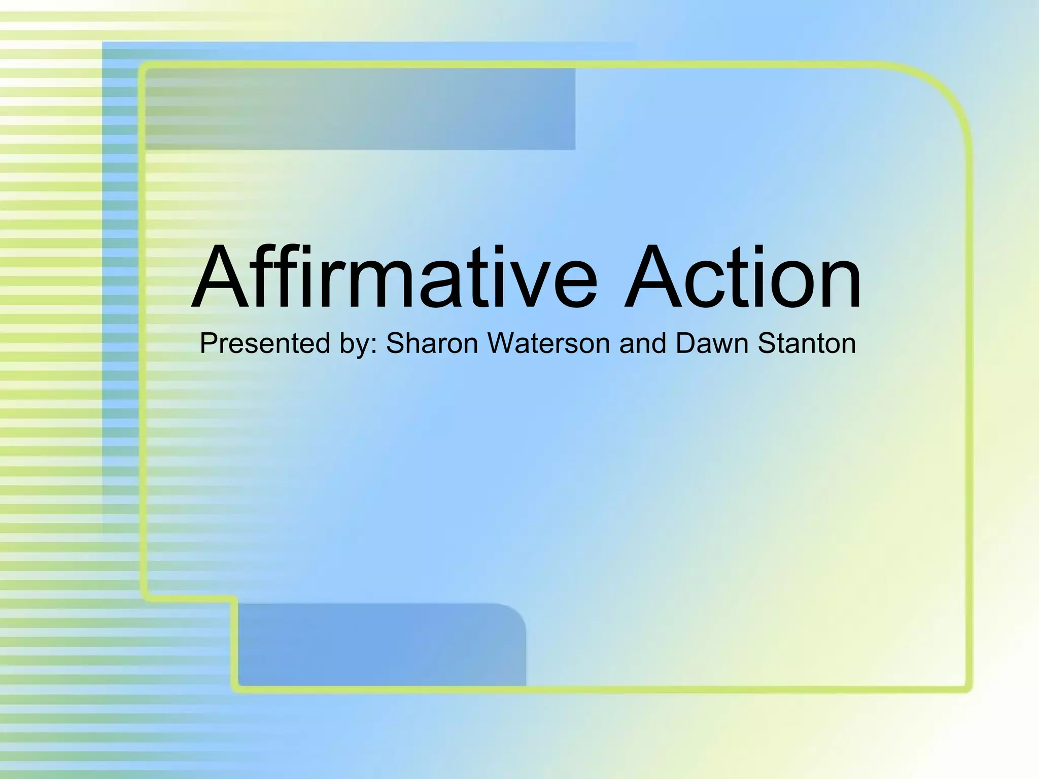 Affirmative action.ppt