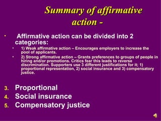 Affirmative action chapter team IV | PPT