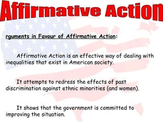 Affirmative Action Info | PPT