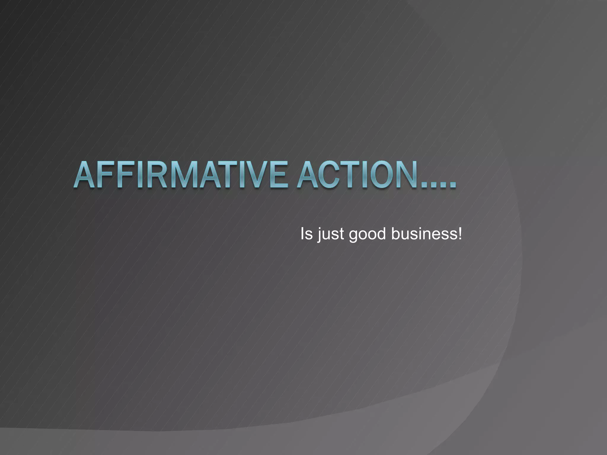 Affirmative Action Presentation | PPT
