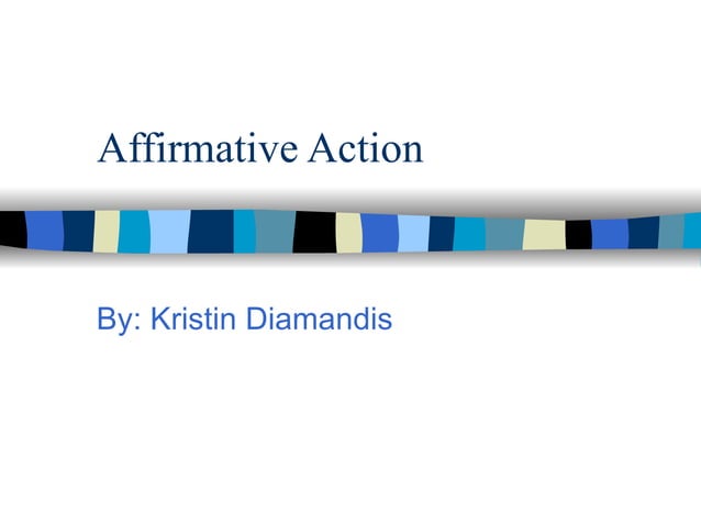 Affirmative Action Presentation | PPT