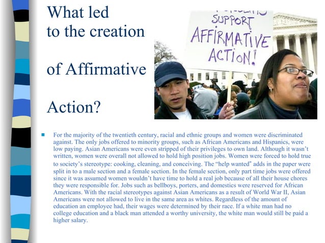Affirmative Action Presentation | PPT