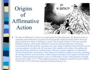 Affirmative Action Presentation | PPT