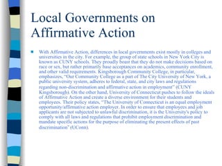 Affirmative Action Presentation | PPT