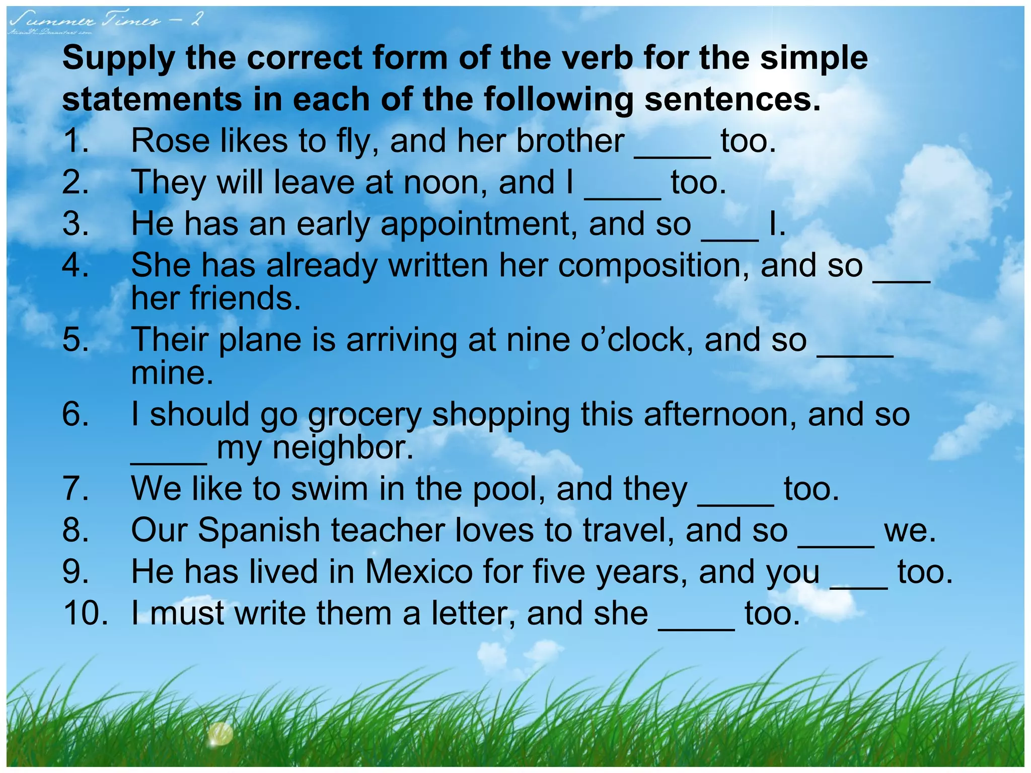 Affirmative agreement | PPT