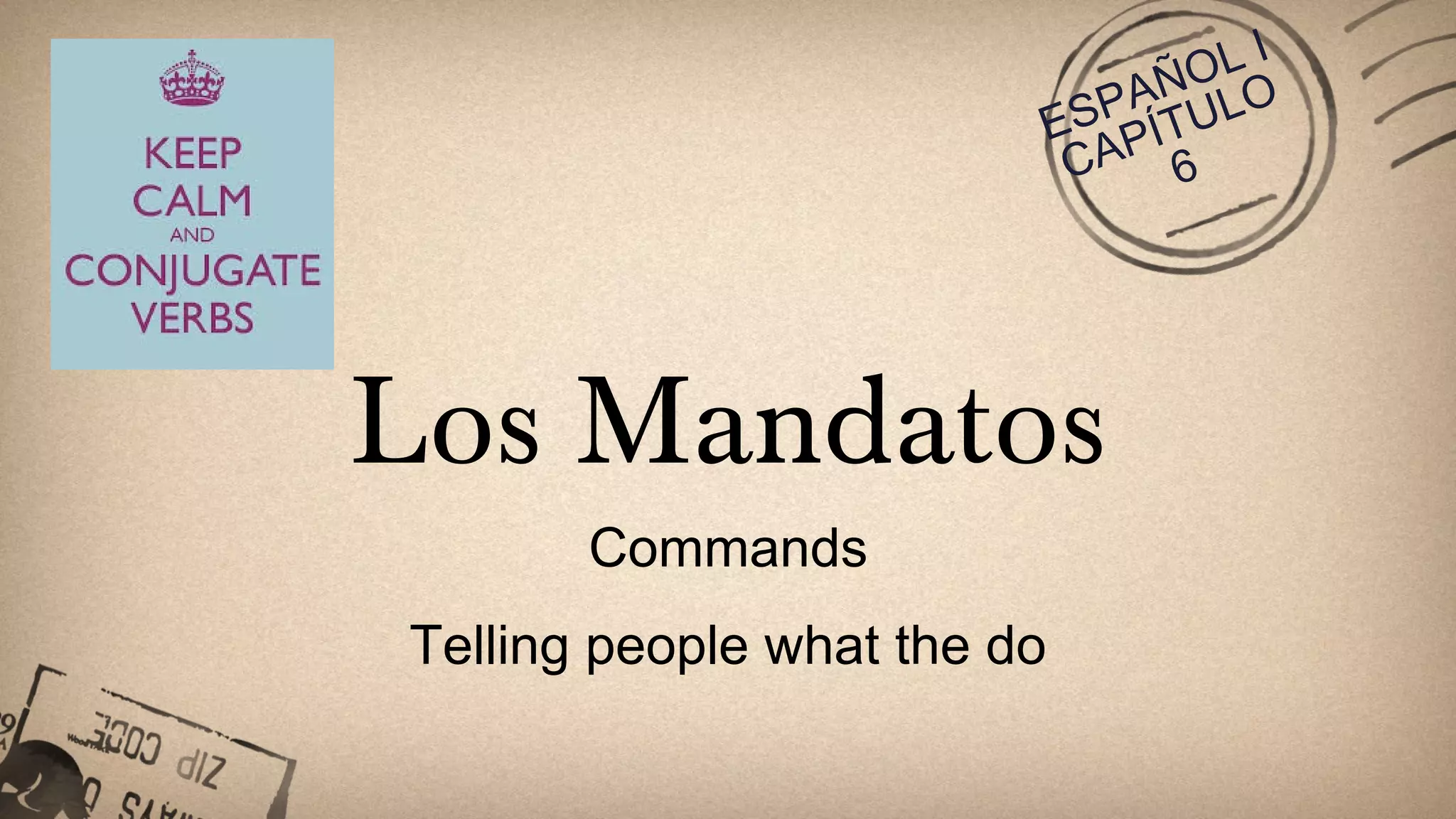 Affirmative commands | PPT