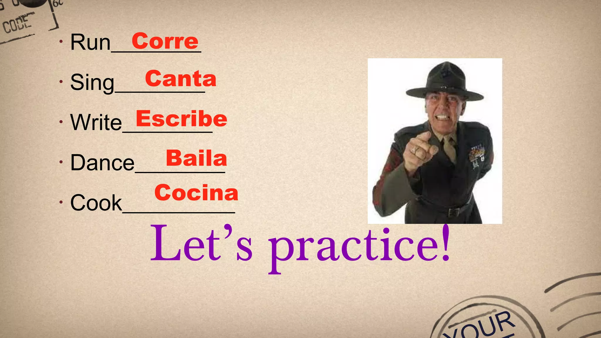 Affirmative commands | PPT