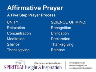 Affirmative Prayer Practice | PPT