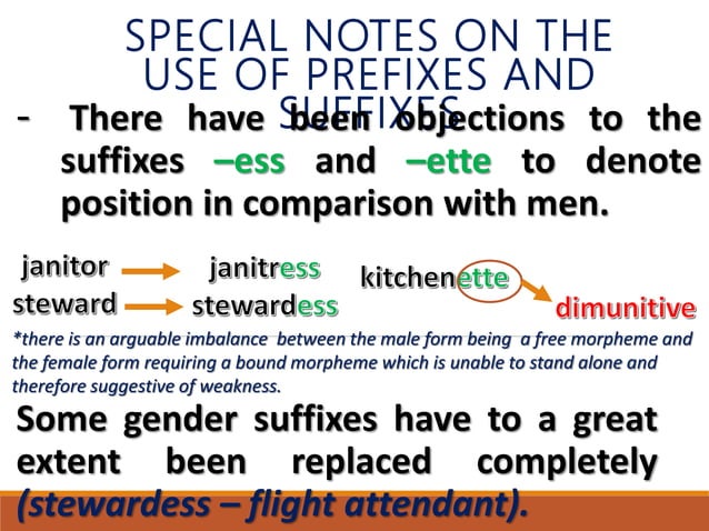 Affixation, compounding, multi - word verbs | PPTX