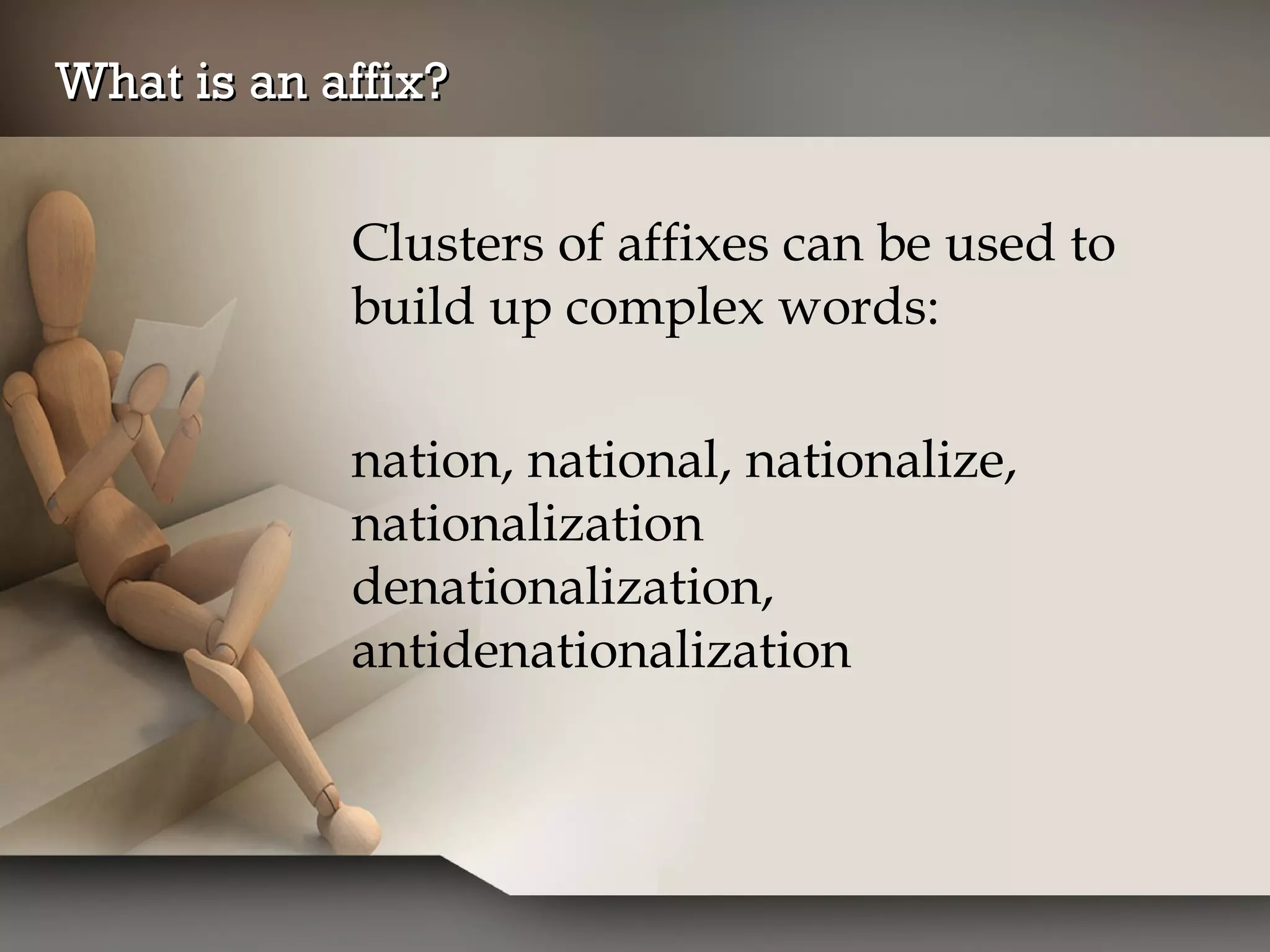 Affixes | PPT