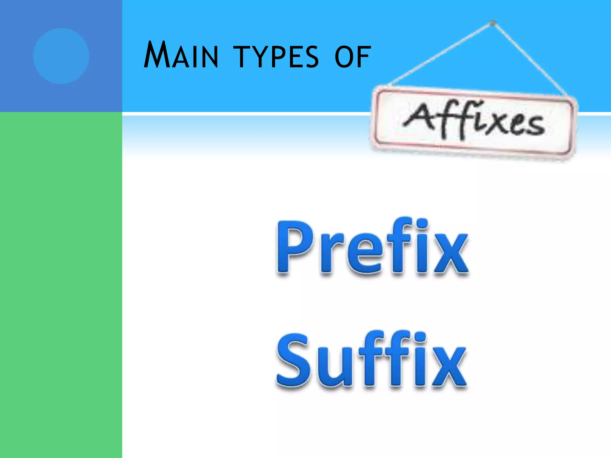Affixes | PPTX