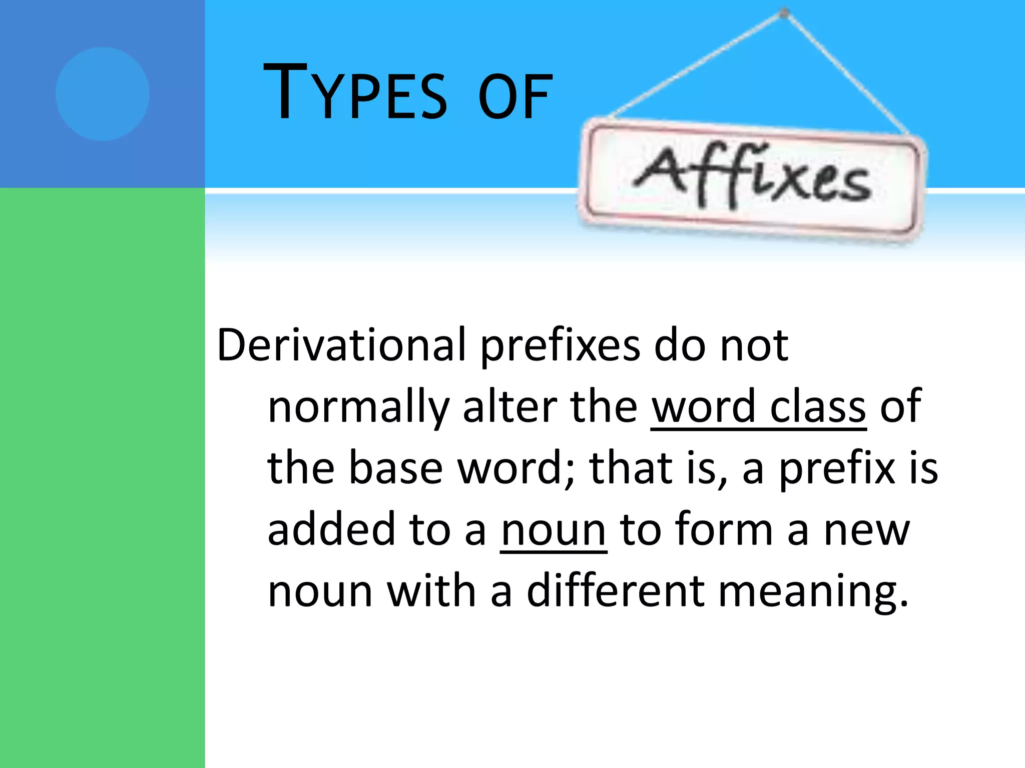 Affixes | PPTX