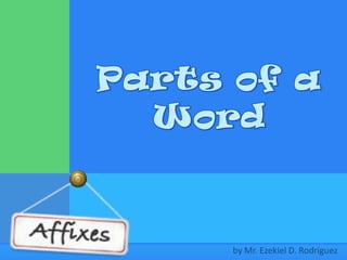 Affixes | PPTX