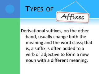 Affixes | PPTX