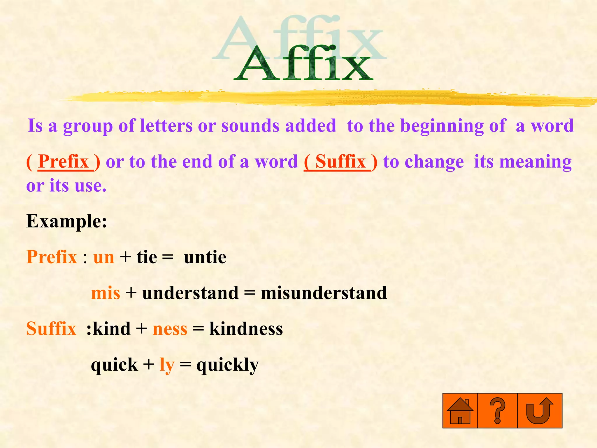 Affixes.ppt | Travel