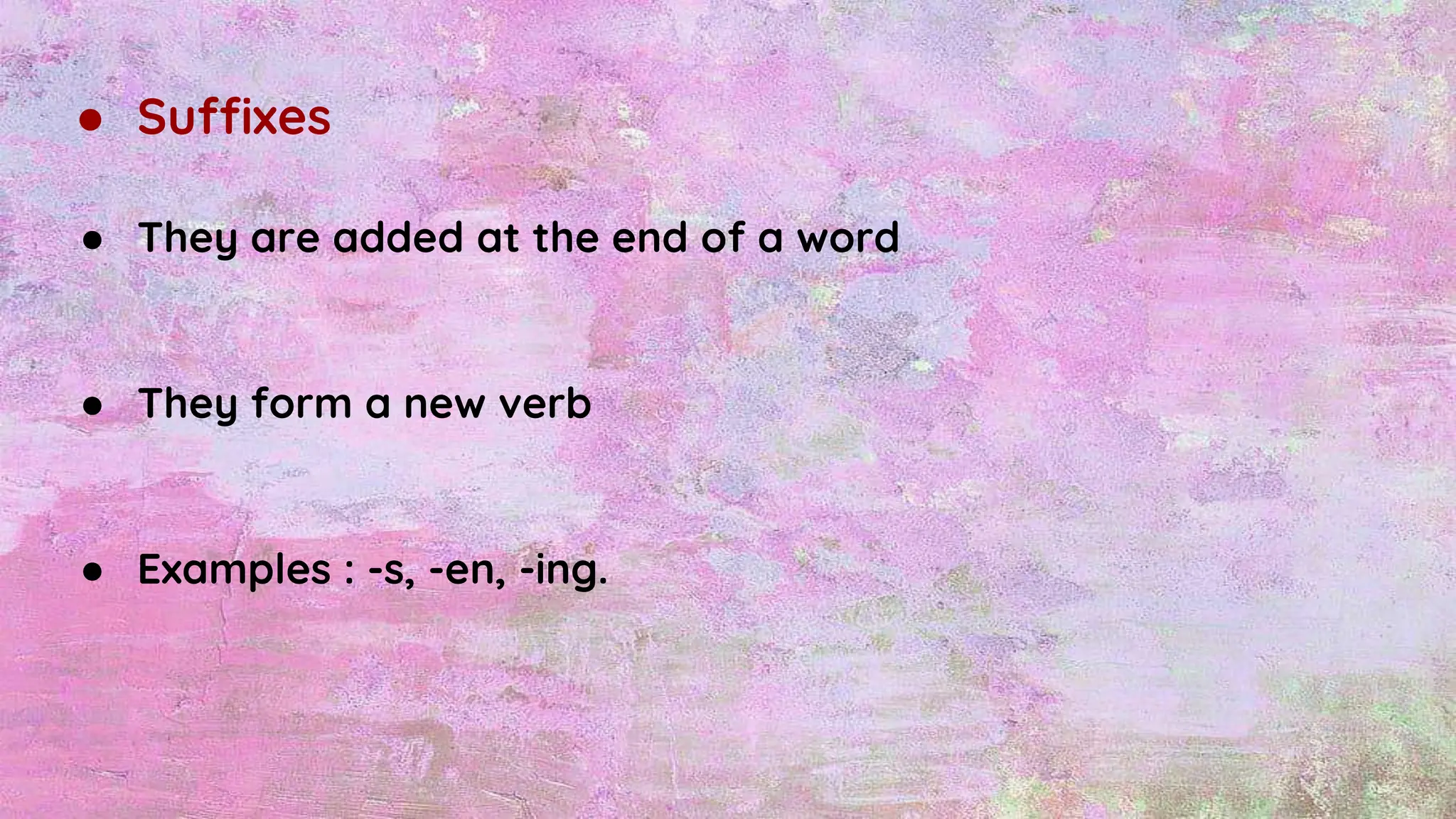 ‘Affixes presentation, concepts and examples | PPT