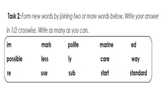 English 8 (Affixes) a powerpoint presentation. | PPTX