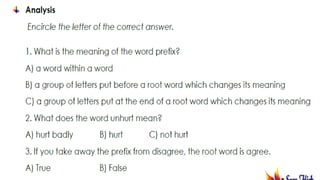 English 8 (Affixes) a powerpoint presentation. | PPTX