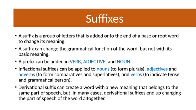 Presentationfile_Affixes in English Word | PPT