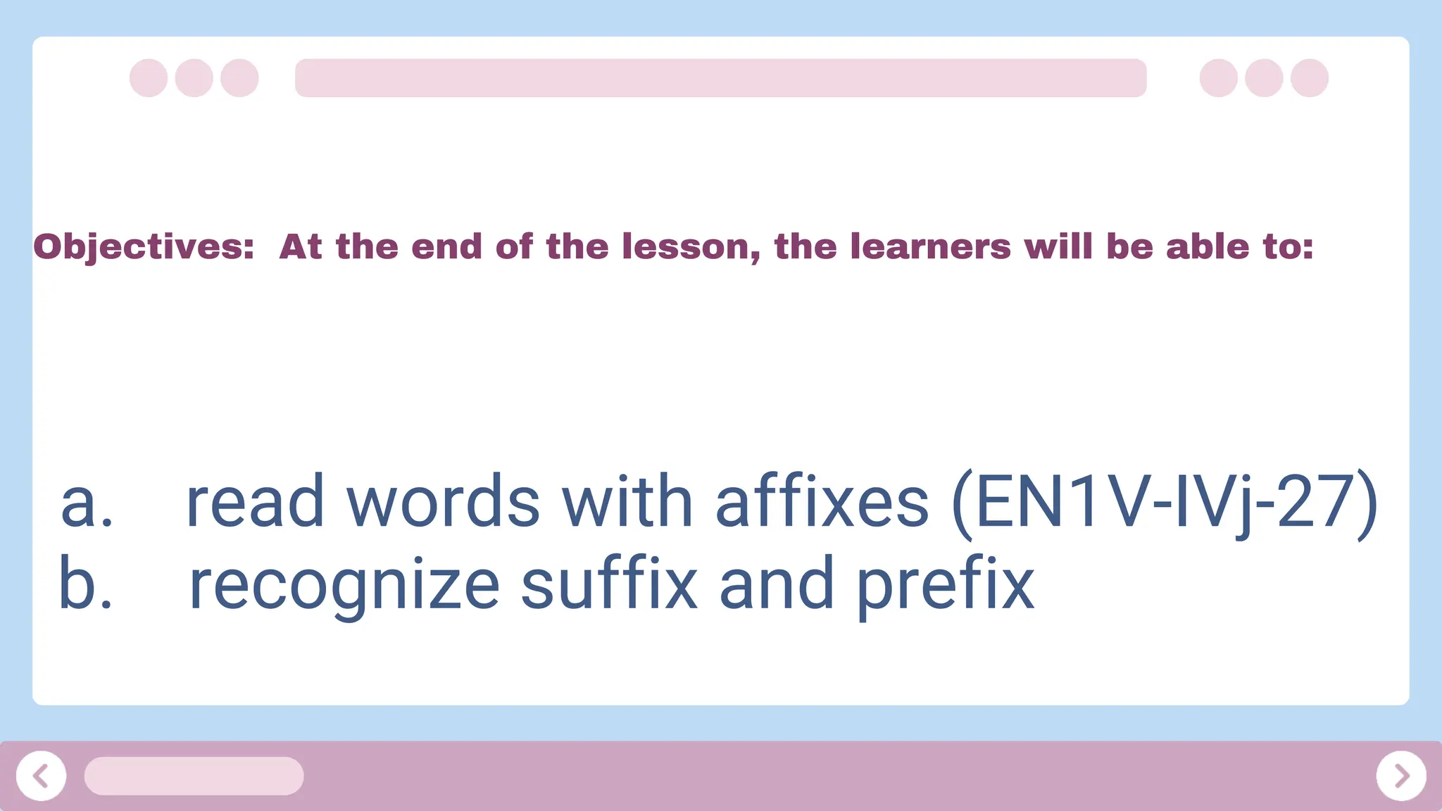 Quarter 3-English 3-Affixes-classroom observation | PPTX