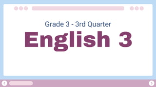 Quarter 3-English 3-Affixes-classroom observation | PPTX