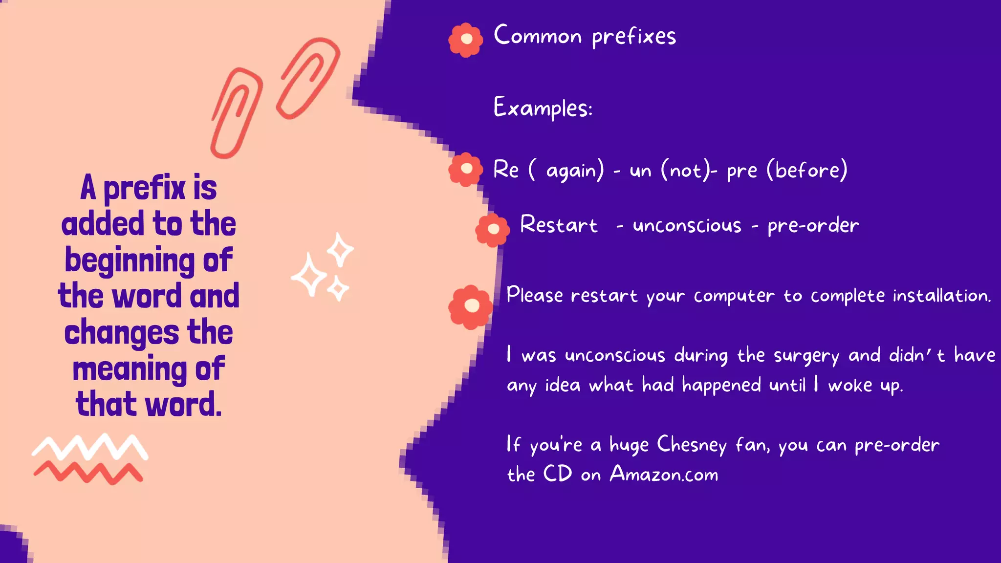 Affixes, suffixes and prefixes1 | PPTX