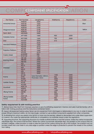 Affix scaffolding catalogue | PDF