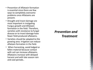 Aflatoxicosis in farm animals | PPTX