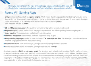 POV | Unity vs HTML5 | Affle Enterprise | PPT