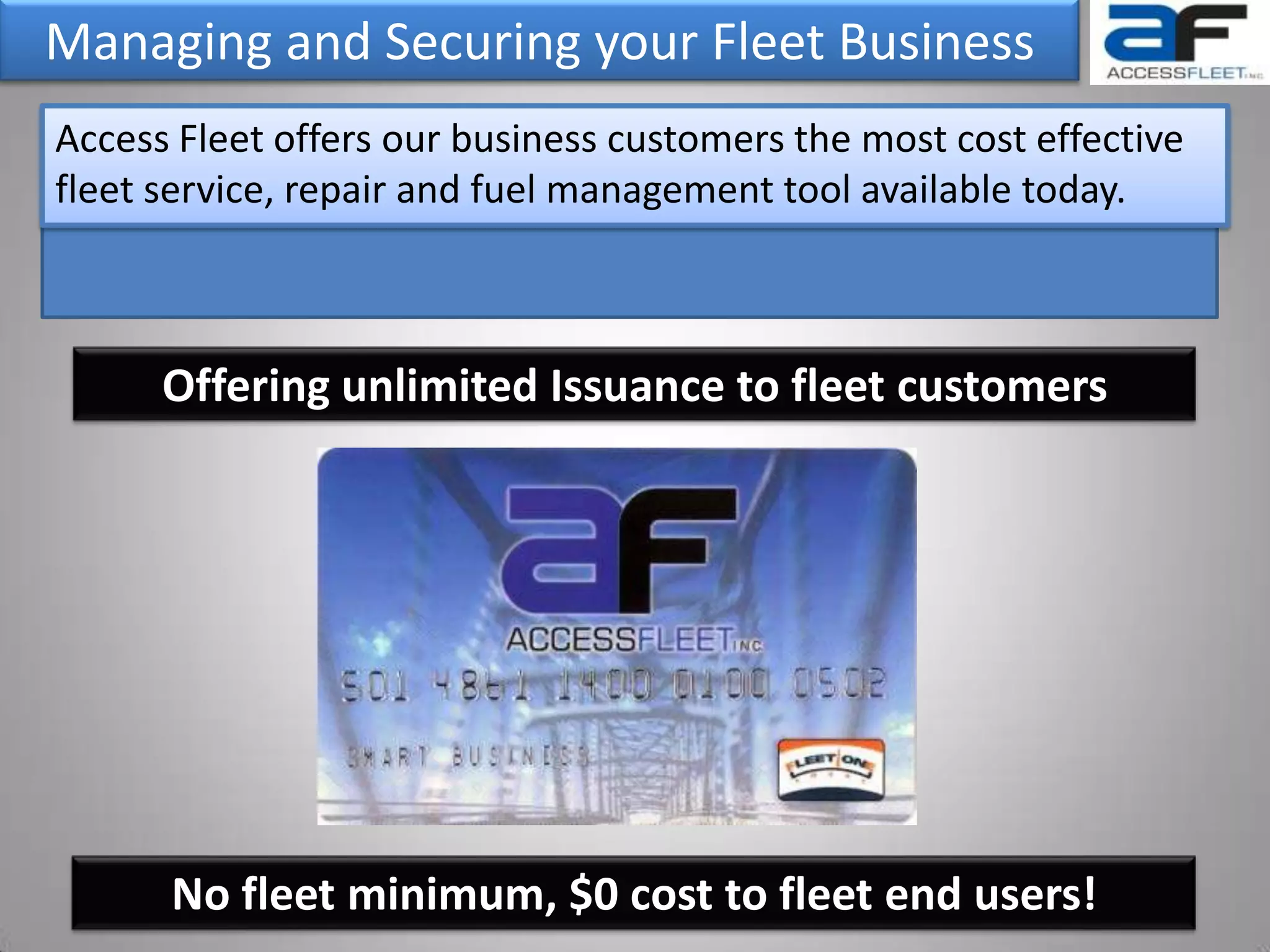 Af fleet customer presentation | PPTX