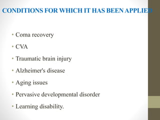 Affolter approach to treatment | PPTX