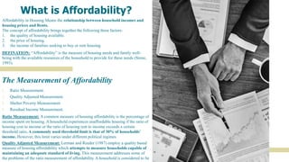 Affordability for Housing Real Estate-MaHi.pptx