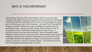 Affordable and clean energy and it’s future | PPTX