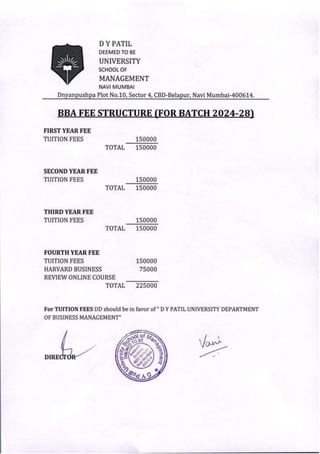 Affordable BBA Course Fees at DY Patil Mumbai - DYPUSM.pptx