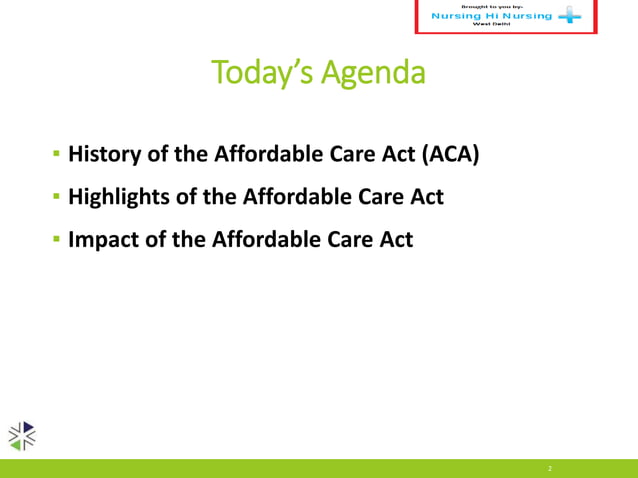 Affordable care act 101 | PPTX