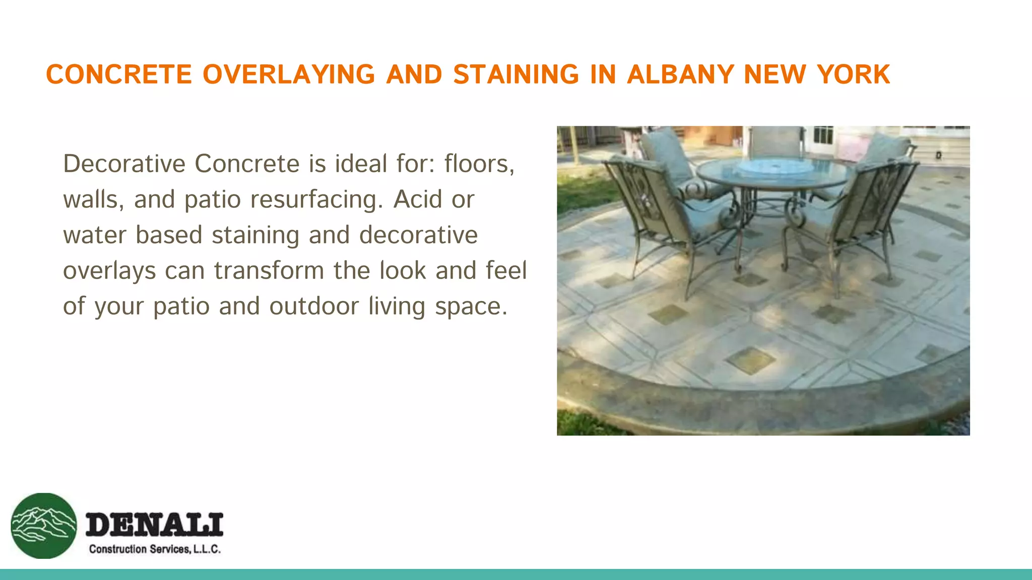 Affordable Denali Construction Services | PPTX