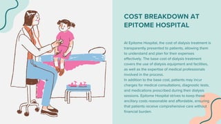 Affordable Dialysis Cost in Delhi Dialysis Center & Hospital - Epitome ...