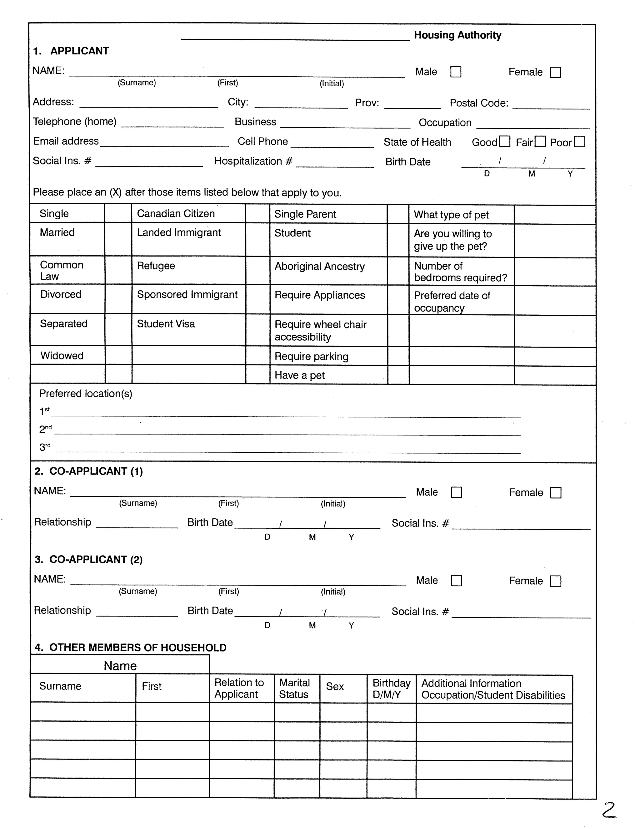 Affordable housing application | PDF