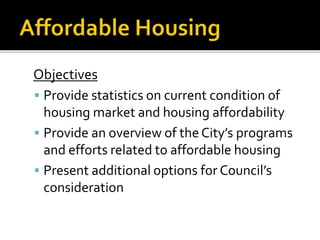 Affordable Housing Update | PPTX